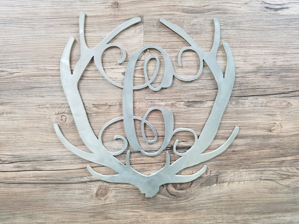 Antler Letter Art