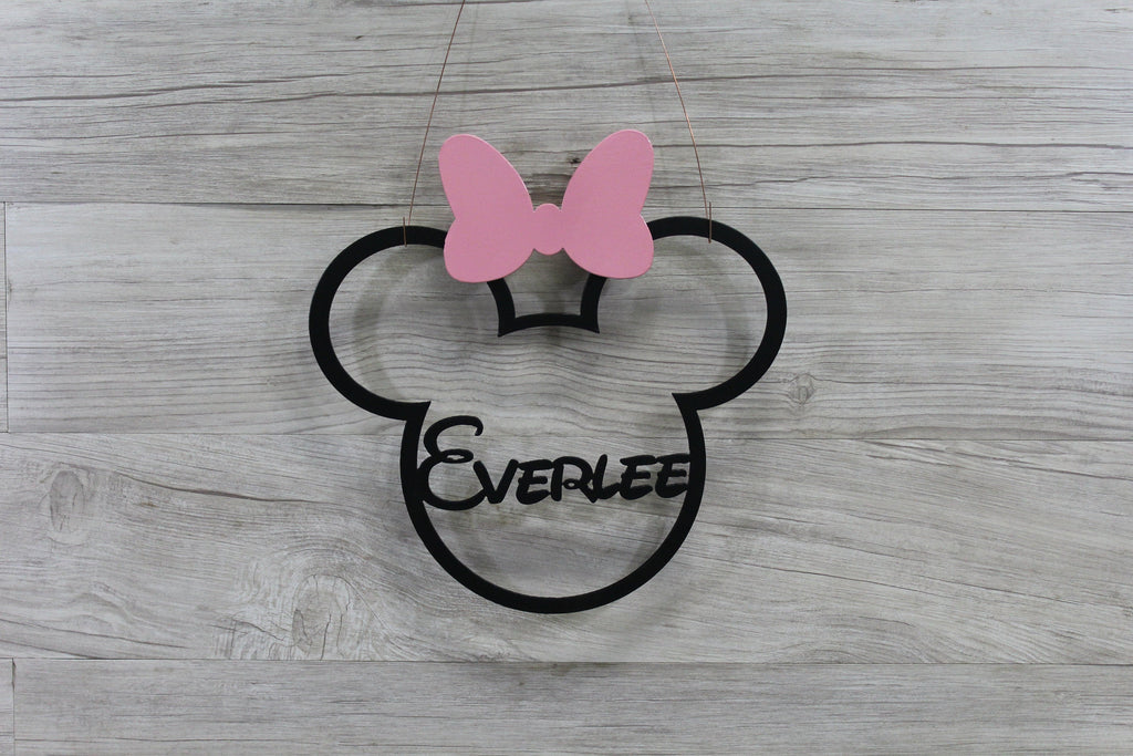 Minnie Mouse Name Logo